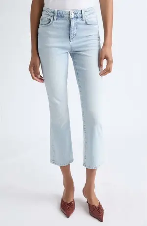 L'AGENCE Tati High Waist Crop Jeans - Cabo