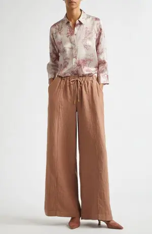 L'Agence Connie Wide-leg Trousers