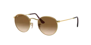 Ray-ban Sunglass Round Metal - Brown