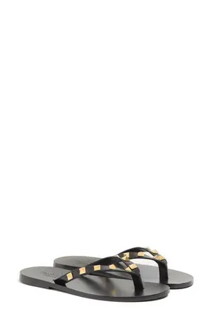 Valentino Garavani Rockstud Flip Flop - Black