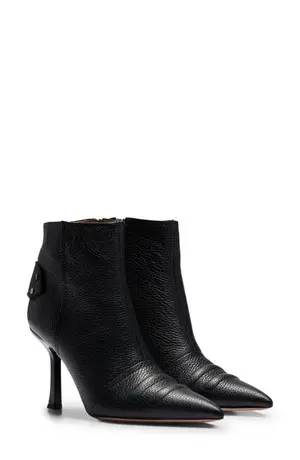 BOSS Vivian Pointed Toe Bootie - Blk