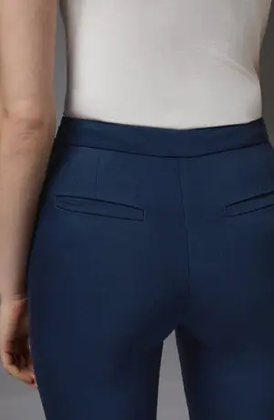 LK BENNETT Evan Slim Fit Ankle Pants
