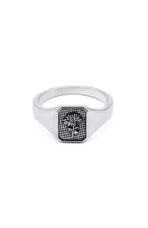 SERGE DENIMES Chrysanth Ring - Silver