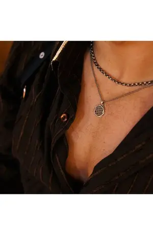 SERGE DENIMES Sterling Maille Chain Necklace