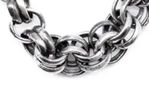 SERGE DENIMES Sterling Maille Chain Necklace