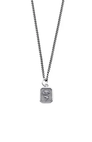 SERGE DENIMES Chrysanth Necklace - Silver