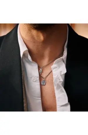 SERGE DENIMES Chrysanthemum Pendant Necklace