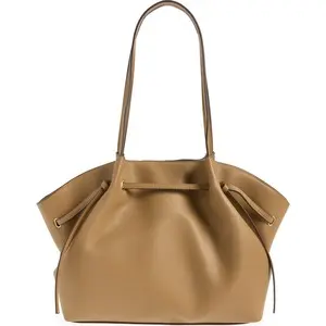 Mango Romina Faux Leather Shoulder Bag - Medium Brown