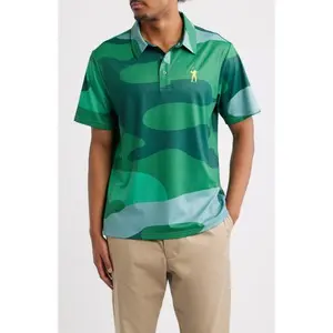 EASTSIDE GOLF Snap Placket Performance Golf Polo - Verde