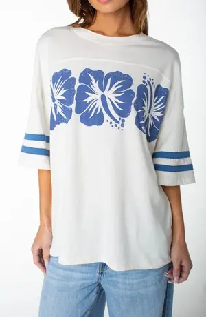 Roxy Game Day Oversize Graphic T-shirt