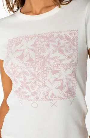 Roxy Flower Tile '90s Graphic Baby Tee