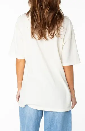 Roxy Oversized Cotton Graphic T-shirt