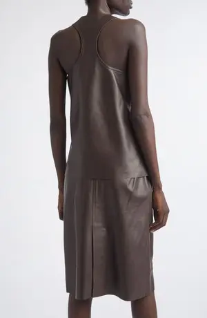FERRAGAMO Racerback Napa Leather Tank
