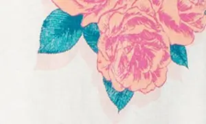 Roxy Rose Heart Crop Graphic T-shirt