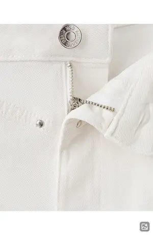 Mango Low Rise Studded Denim Shorts