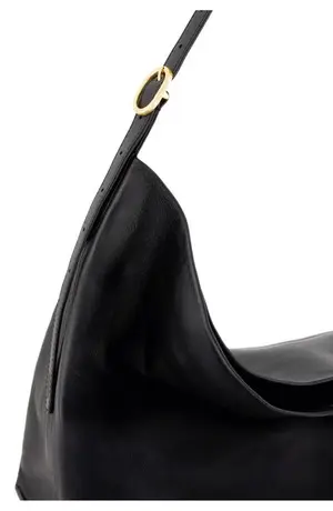 Vince Medium Plonge Vivian Leather Hobo Bag