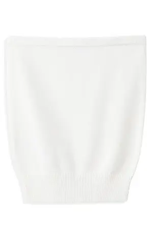 Mango Strapless Cotton Jersey Tube Top