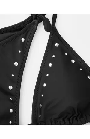 Mango Studded Triangle Two-piece Swimsuit