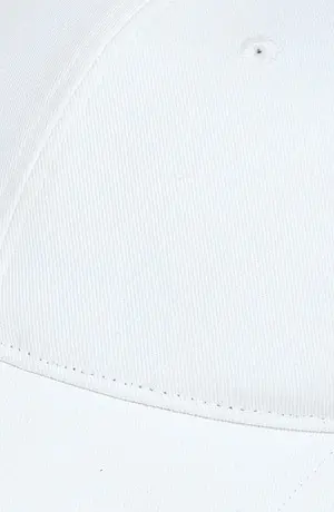 Rag & Bone Harlow Cotton Twill Baseball Cap - White