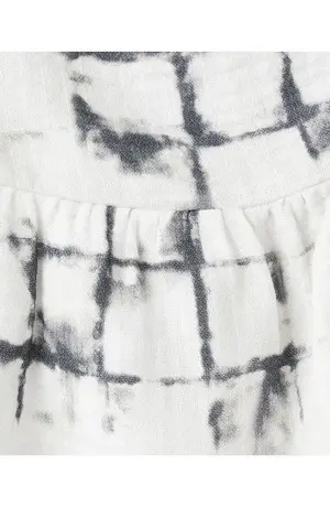 Mango Tie Dye Strapless Top
