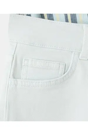 Mango Reversible Waistband Denim Mini Shorts