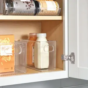 IDESIGN Set Of 2 Pantry Storage Bins With Handles