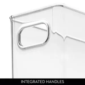 IDESIGN Set Of 2 Pantry Storage Bins With Handles