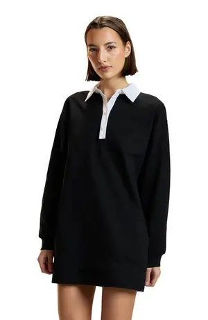 Cynthia Rowley Rugby Mini Dress - Black