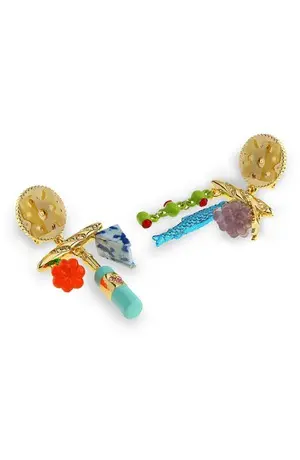 Betsey Johnson Charcuterie Drop Earrings