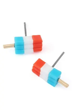 Betsey Johnson Popsicle Stud Earrings
