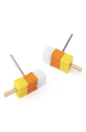 Betsey Johnson Popsicle Stud Earrings