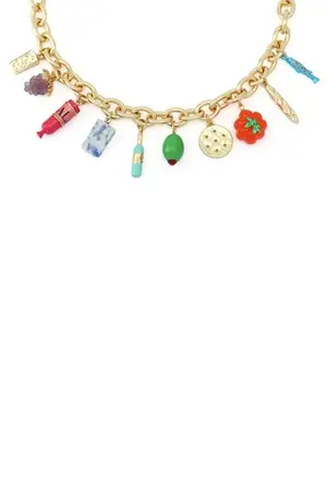 Betsey Johnson Charcuterie Charm Necklace