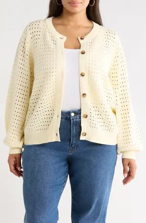 SUGARLIPS Deffy Cotton Cardigan