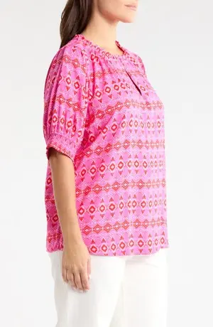 SUGARLIPS Mirany Ikat Print Top