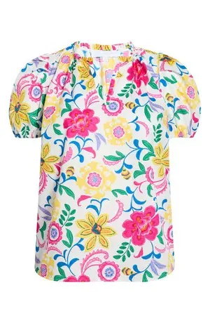 SUGARLIPS Kress Floral Print Top