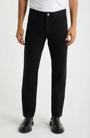 FRAME Straight Leg Jeans - Black