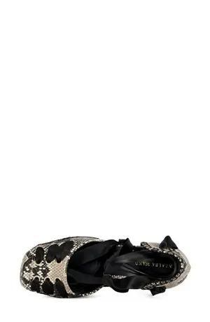 AZALEA WANG Fonetyn Ankle Tie Platform Pump
