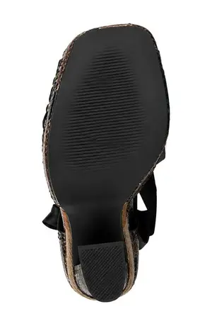 AZALEA WANG Ankle Tie Platform Pumps