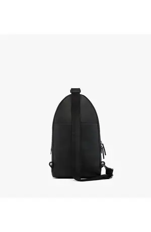 Mcm Embossed Monogram Leather Sling Bag