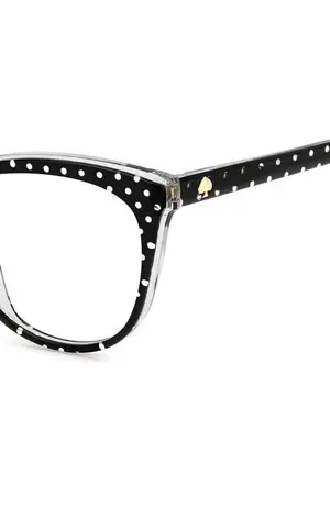 Kate Spade New York Kariane Oval Eyeglasses - Pattern Black