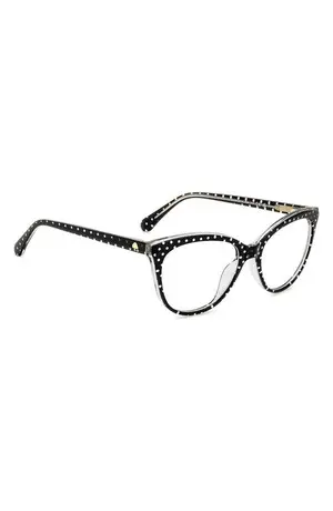 Kate Spade New York Kariane Oval Eyeglasses - Pattern Black