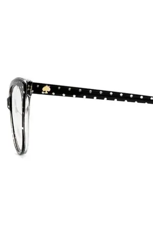 Kate Spade New York Kariane Oval Eyeglasses - Pattern Black
