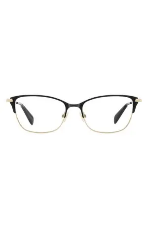 Kate Spade New York Lidia 54mm Rectangular Reading Glasses - Black
