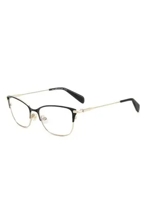 Kate Spade New York Lidia 54mm Rectangular Reading Glasses - Black