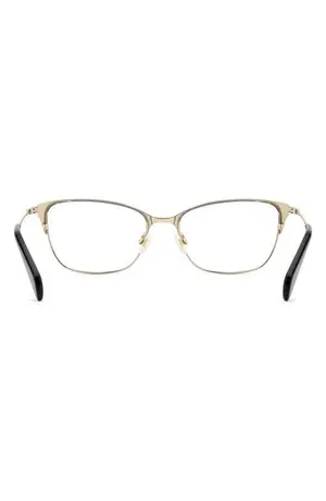 Kate Spade New York Lidia 54mm Rectangular Reading Glasses - Black