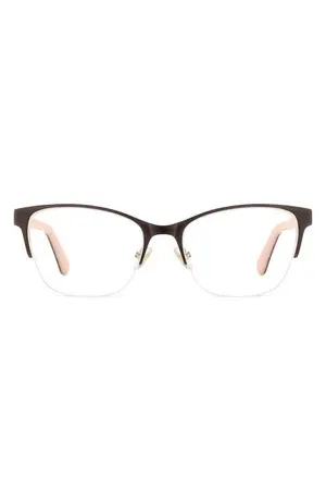 Kate Spade New York Diandra 51mm Rectangular Optical Glasses - Brown
