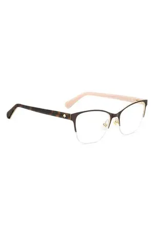 Kate Spade New York Diandra 51mm Rectangular Optical Glasses - Brown