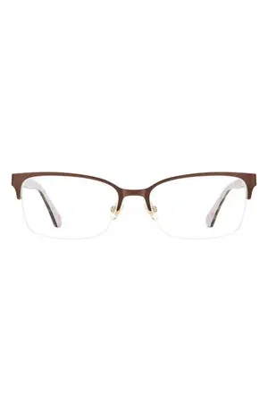 Kate Spade New York Kate Spade New York Alexanne Rectangular Eyeglasses Brown