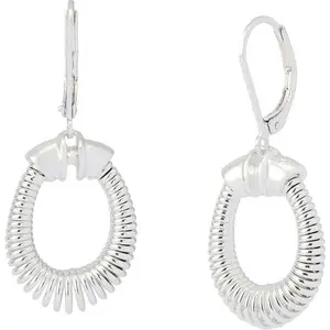 Robert Lee Morris Coiled Drop Earrings - Silver