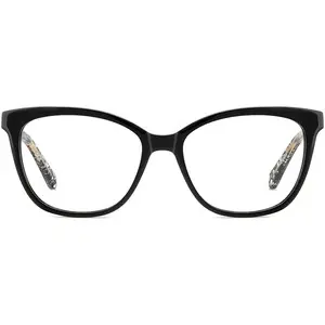 Kate Spade New York Adrie 53mm Square Reading Glasses - Pattern Crystal Black